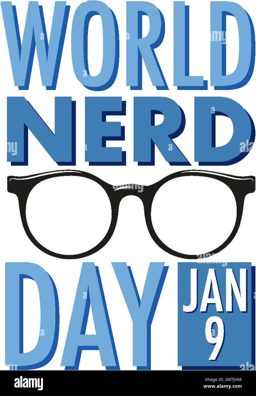 World Nerd Day banner design illustration Stock Vector Image & Art - Alamy