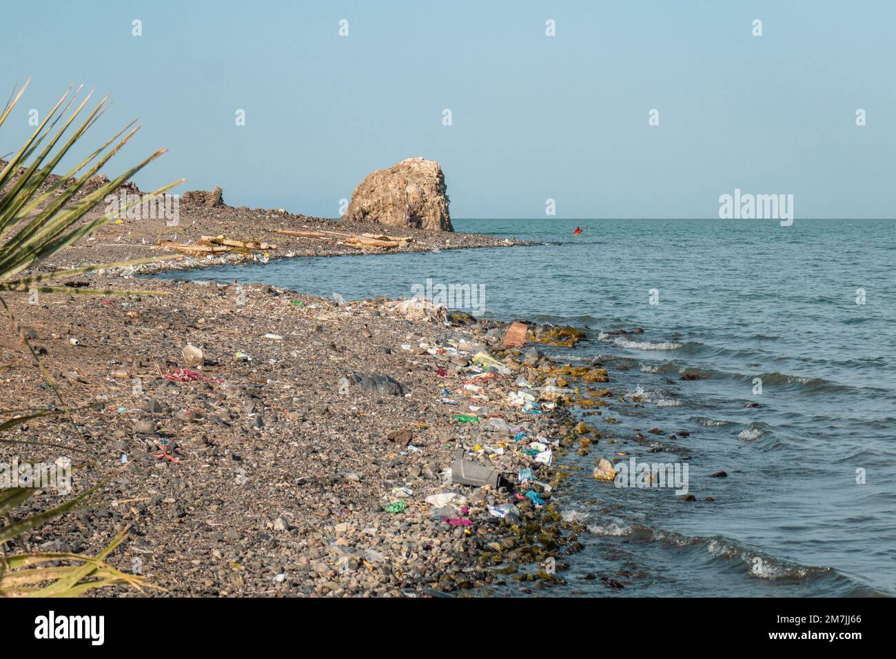 Scenic view of Lake Turkana in Kenya Stock Photo - Alamy