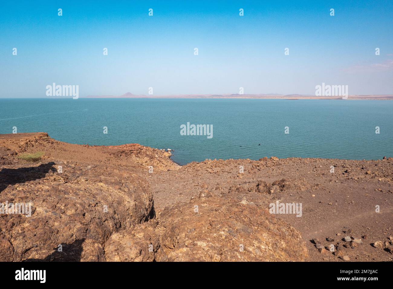 Scenic view of Lake Turkana in Kenya Stock Photo - Alamy