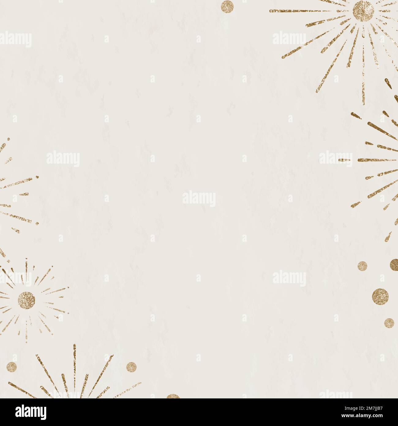 Sparkling firework beige background vector new year celebration Stock ...