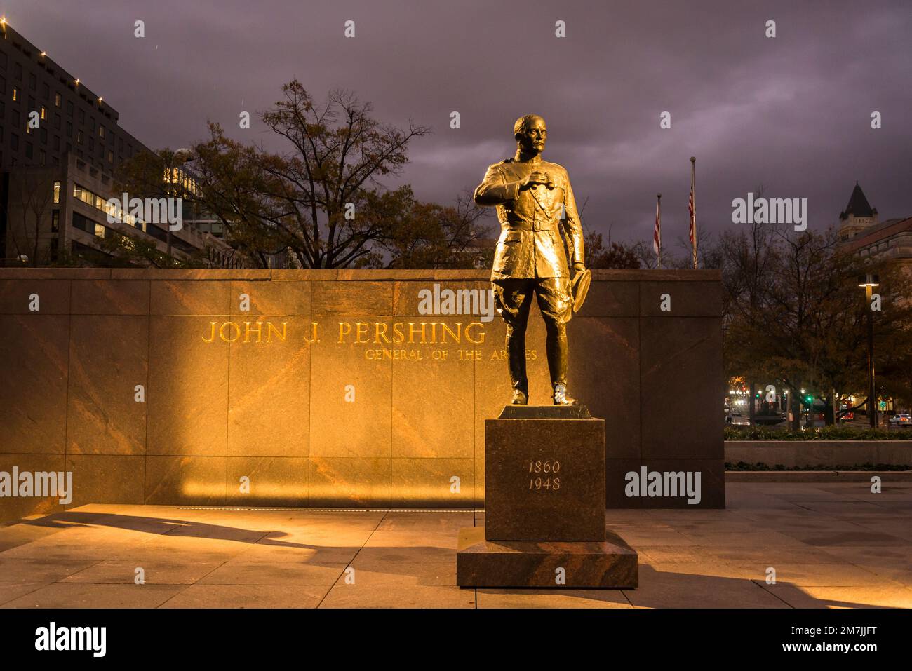 General Pershing statue, Pershing Park, a Plaza honouring General ...