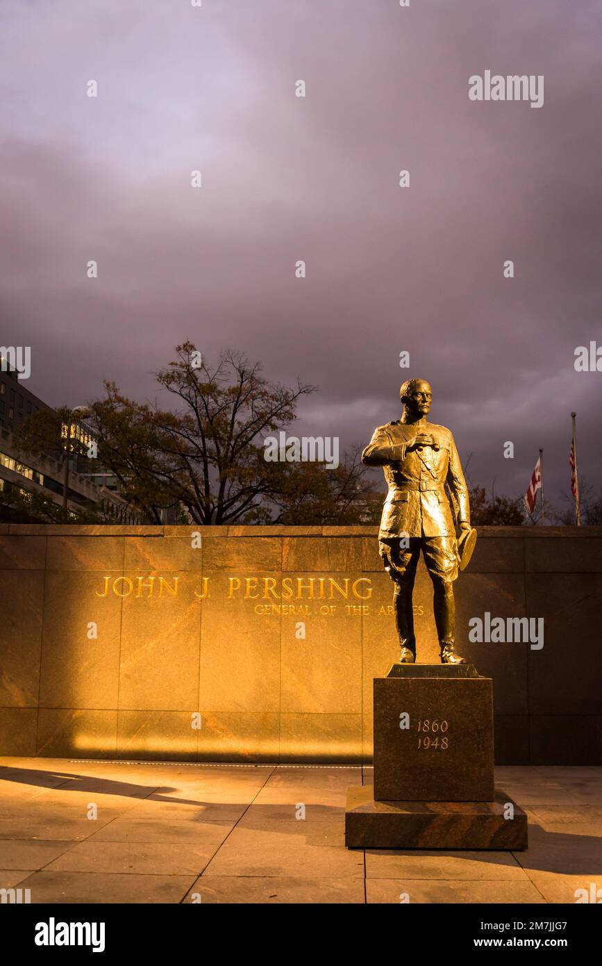 General Pershing statue, Pershing Park, a Plaza honouring General ...