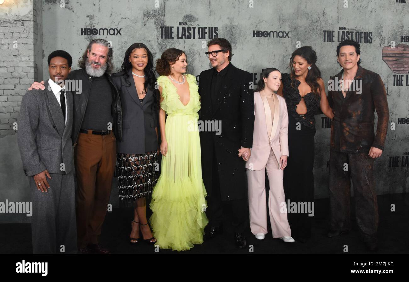 Los Angeles, California, USA 9th January 2023 (L-R) Actor Lamar Johnson, Actor Jeffrey Pierce ...