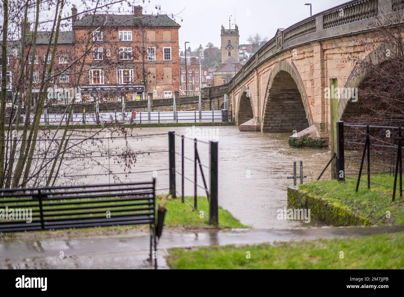 Bewdley, UK. 10th January, 2023. Residents in Bewdley are making ...