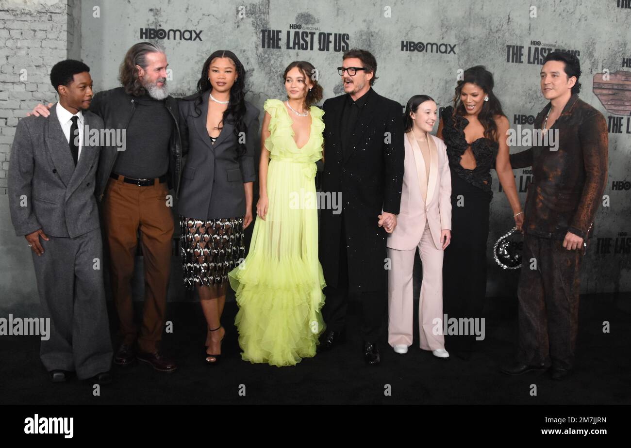 Los Angeles, California, USA 9th January 2023 (L-R) Actor Lamar Johnson, Actor Jeffrey Pierce ...