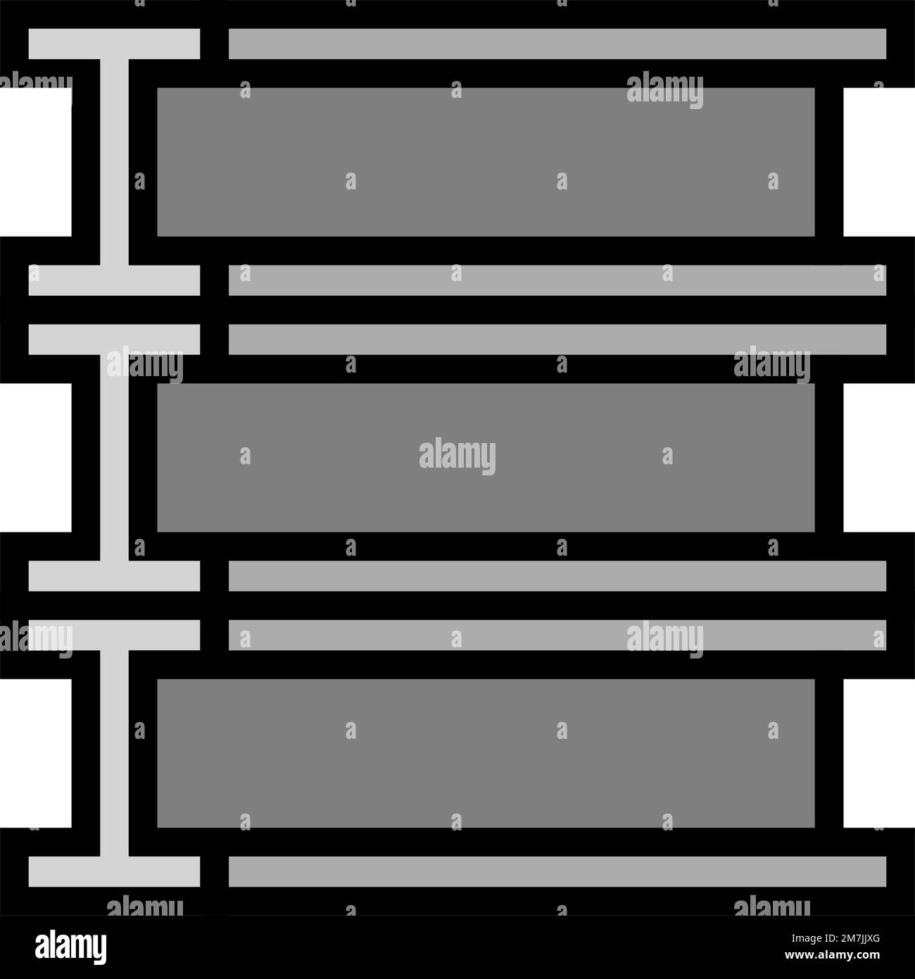 Section Steel Production Color Icon Vector Illustration Stock Vector