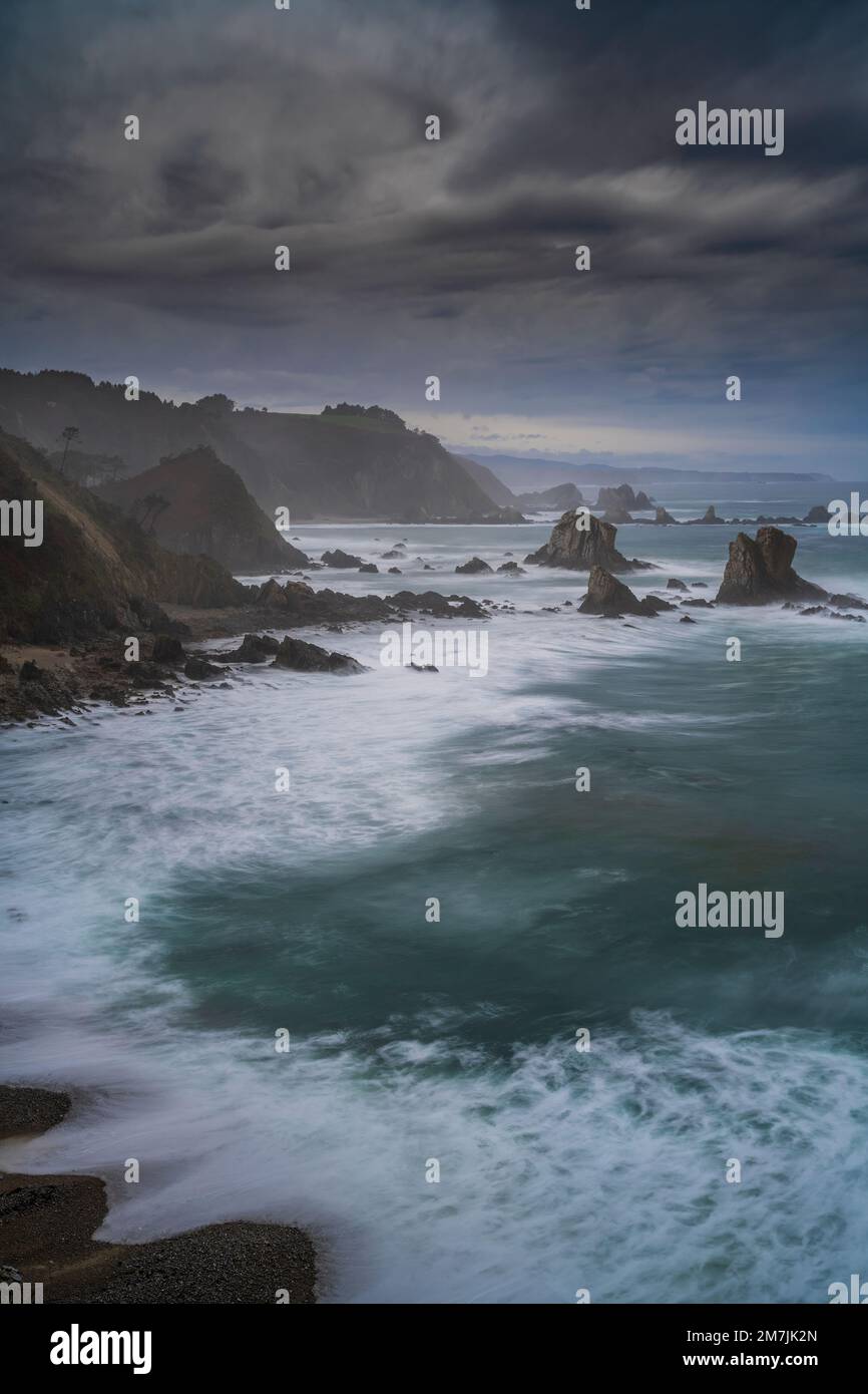 Beautiful landscape rocky coastline hi-res stock photography and images ...