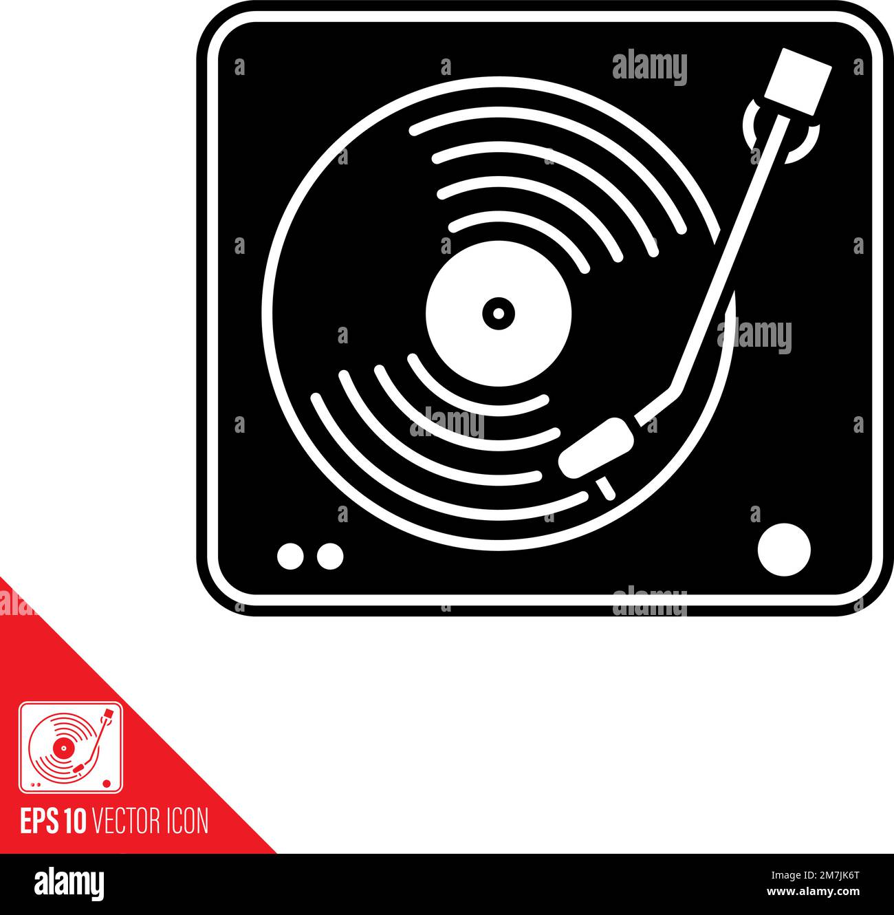 Turntable Vector