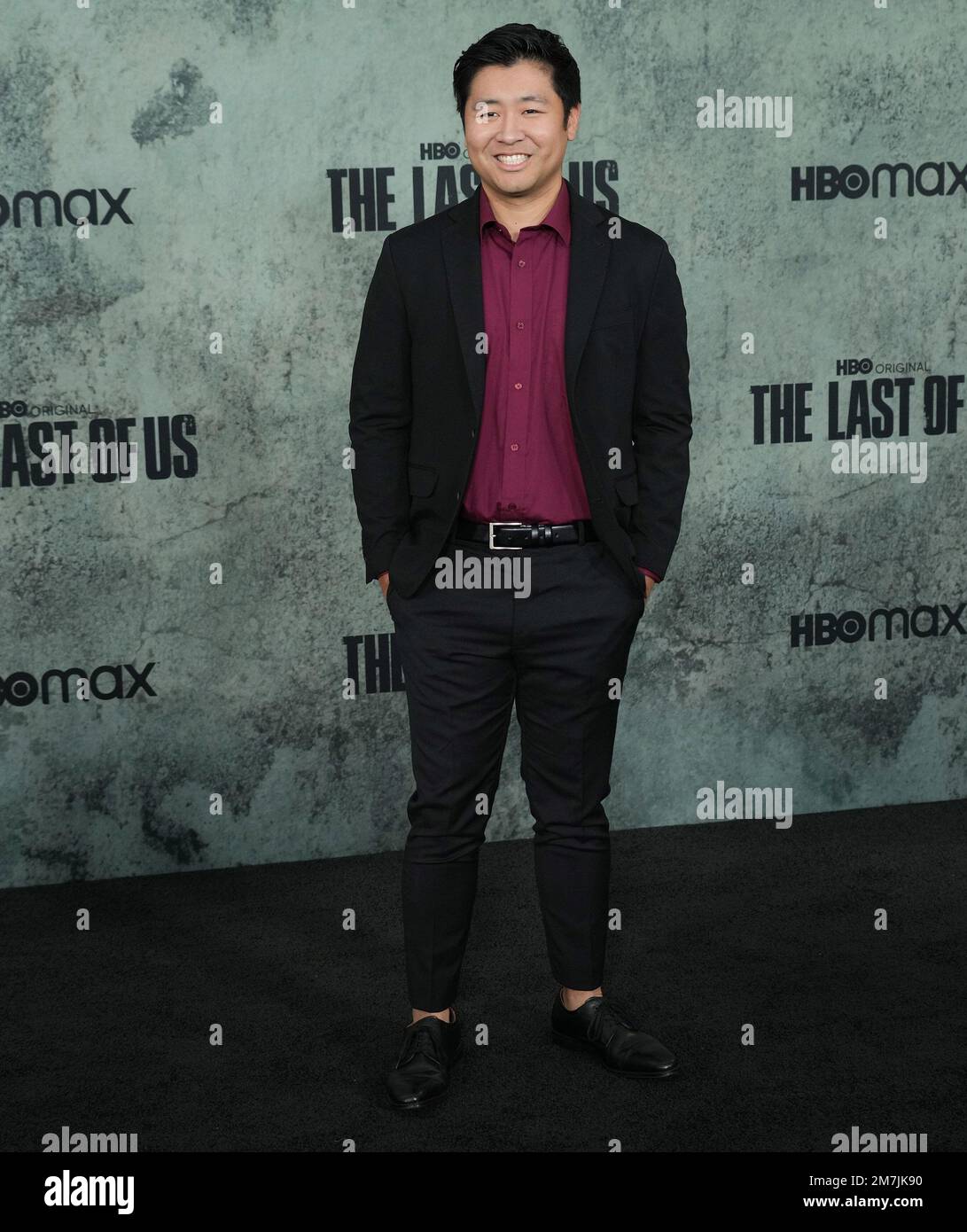 Ryan Omoto arrives at HBO's THE LAST OF US Premiere held at the Regency ...