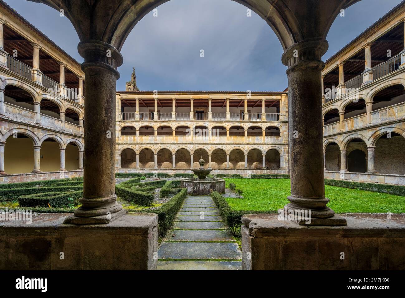 Santa Maria de Valdedios Cistercian monastery, Villaviciosa, Asturias ...
