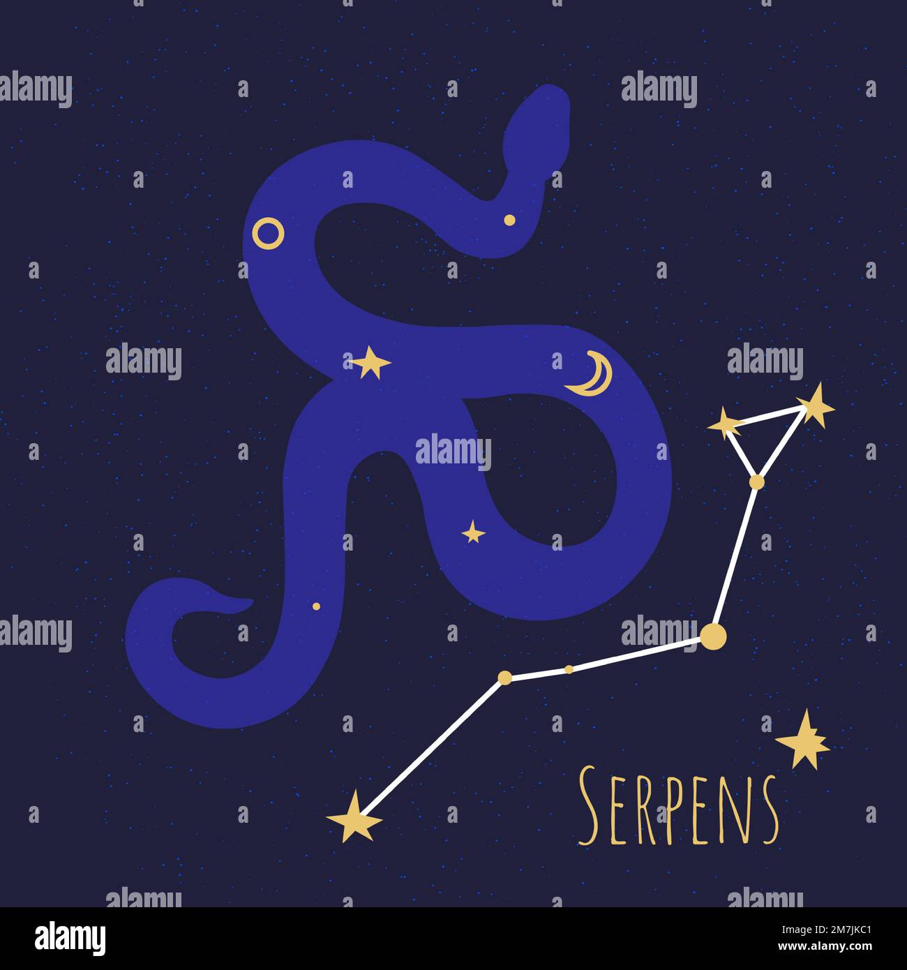 Constellation of serpens, star formation in shape Stock Vector Image & Art - Alamy