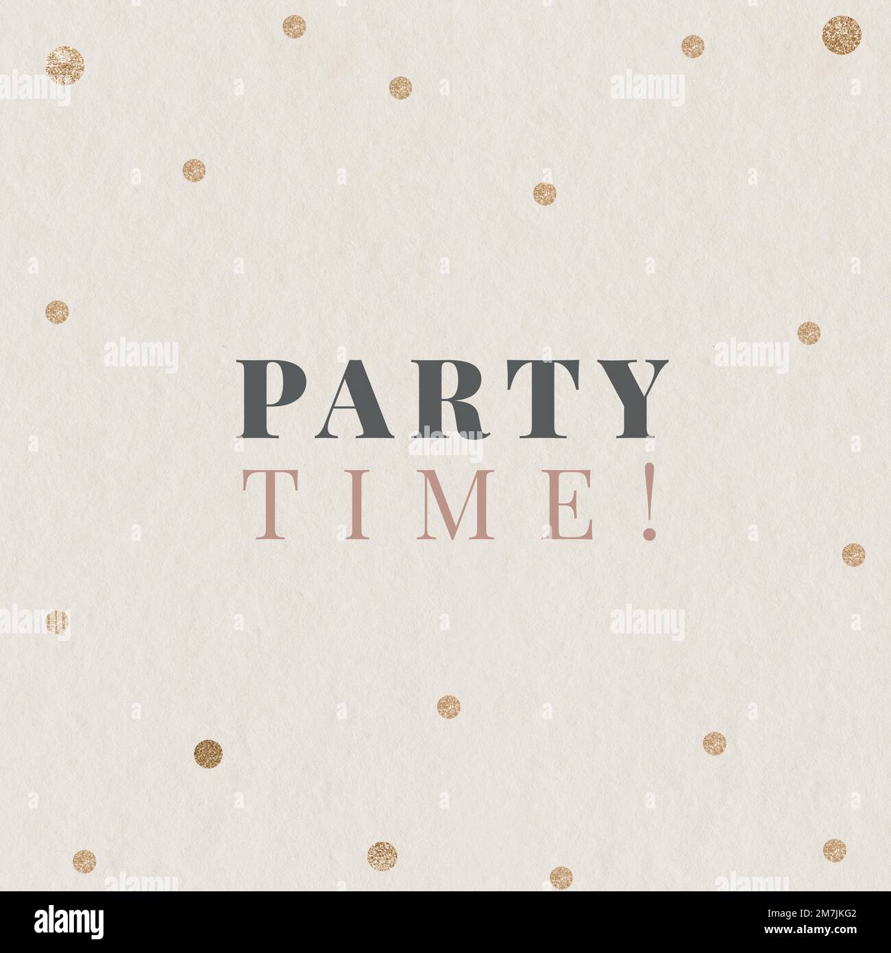 Party time festive template vector editable social media post Stock ...