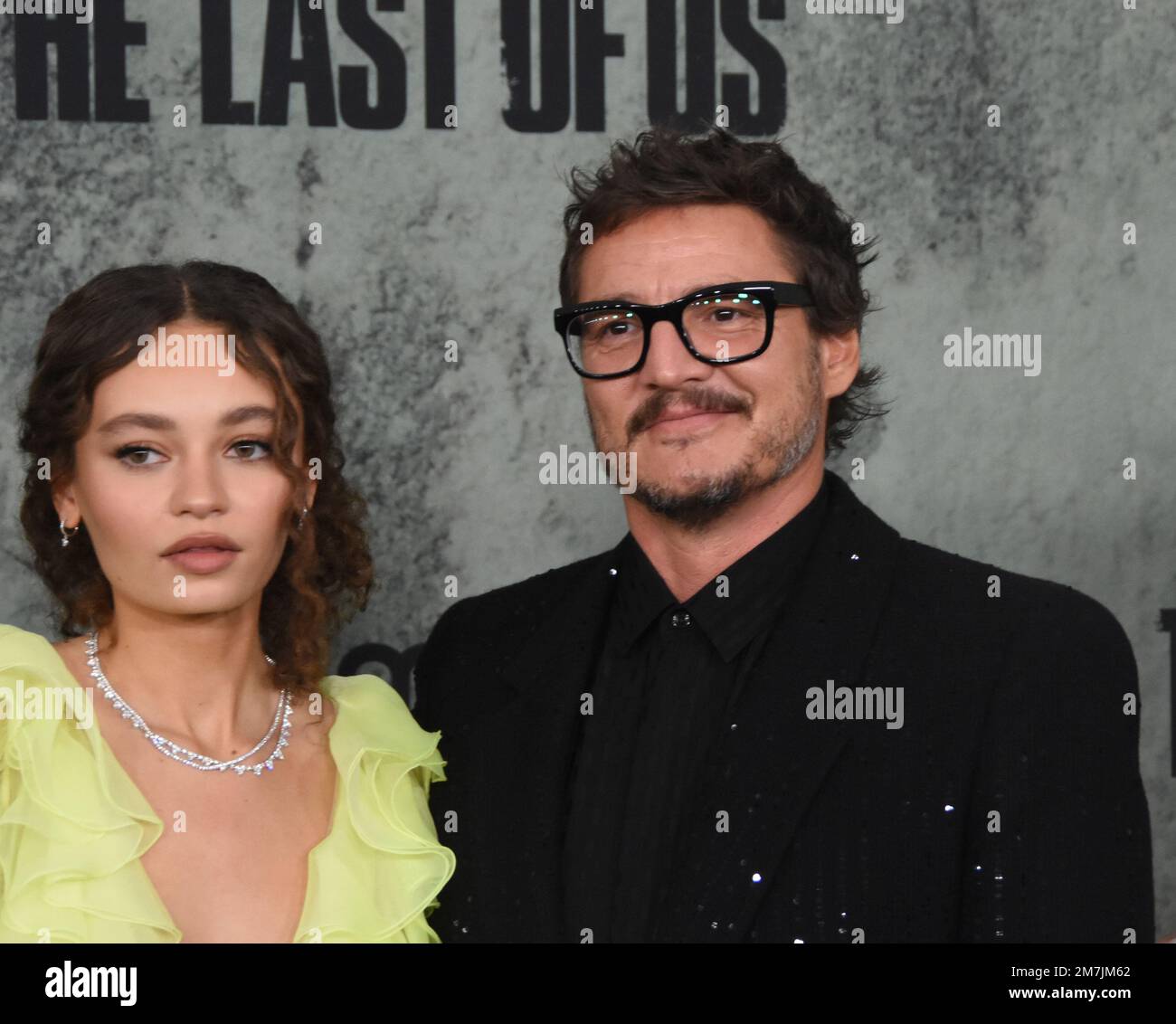 Los Angeles, California, USA 9th January 2023 Actress Nico Parker and Actor Pedro Pascal attend ...
