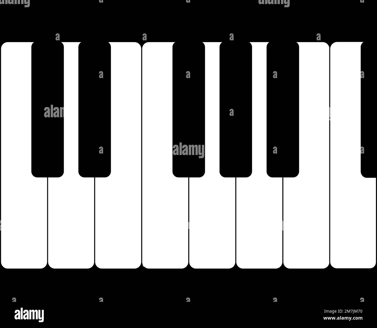 All values music tones isolated on white background. Vector ...