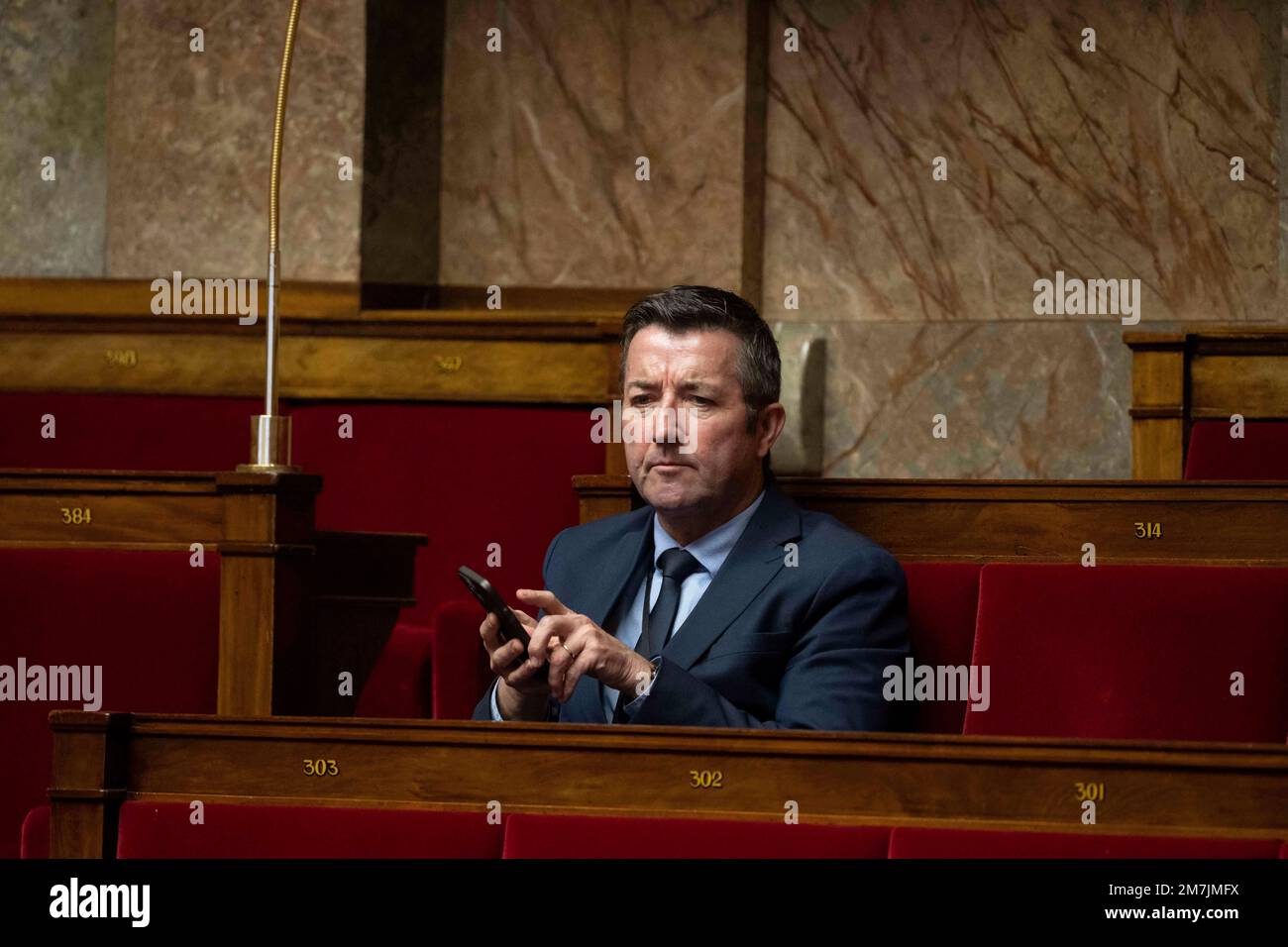 Karl Olive during the first session of the year at the National ...