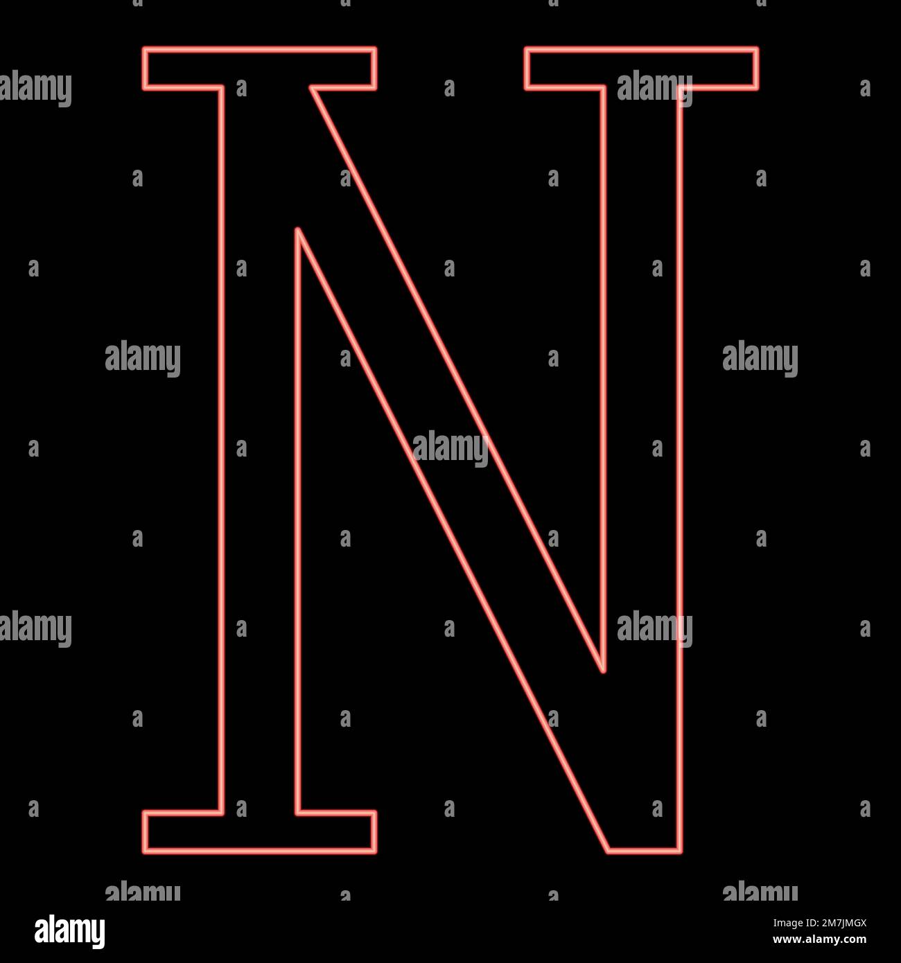 Greek letter nu Stock Vector Images - Alamy