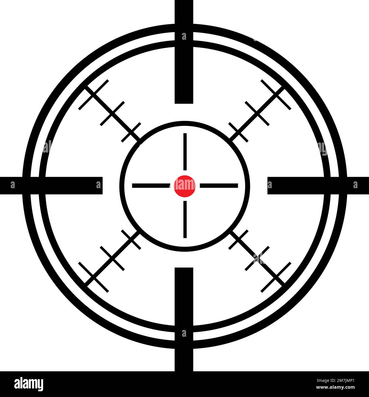 sight isolated on white background. Vector illustration Stock Vector ...