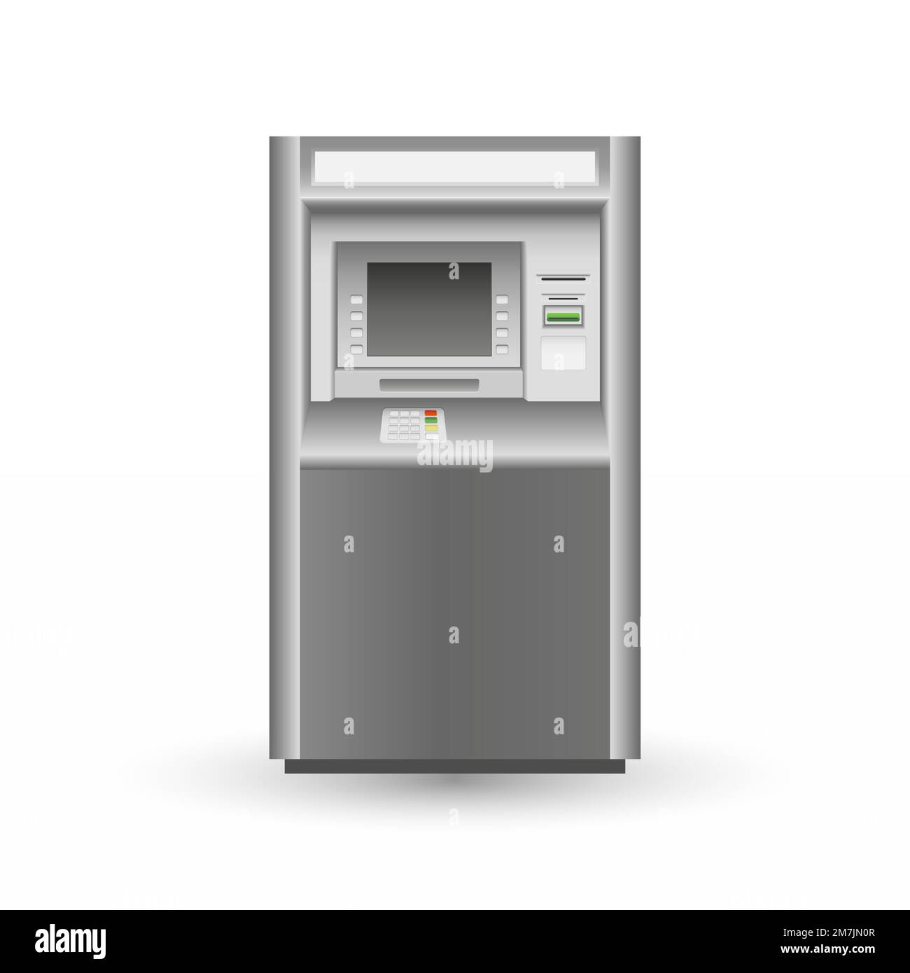 ATM isolated on white background Vector illustration. Eps 10 Stock ...