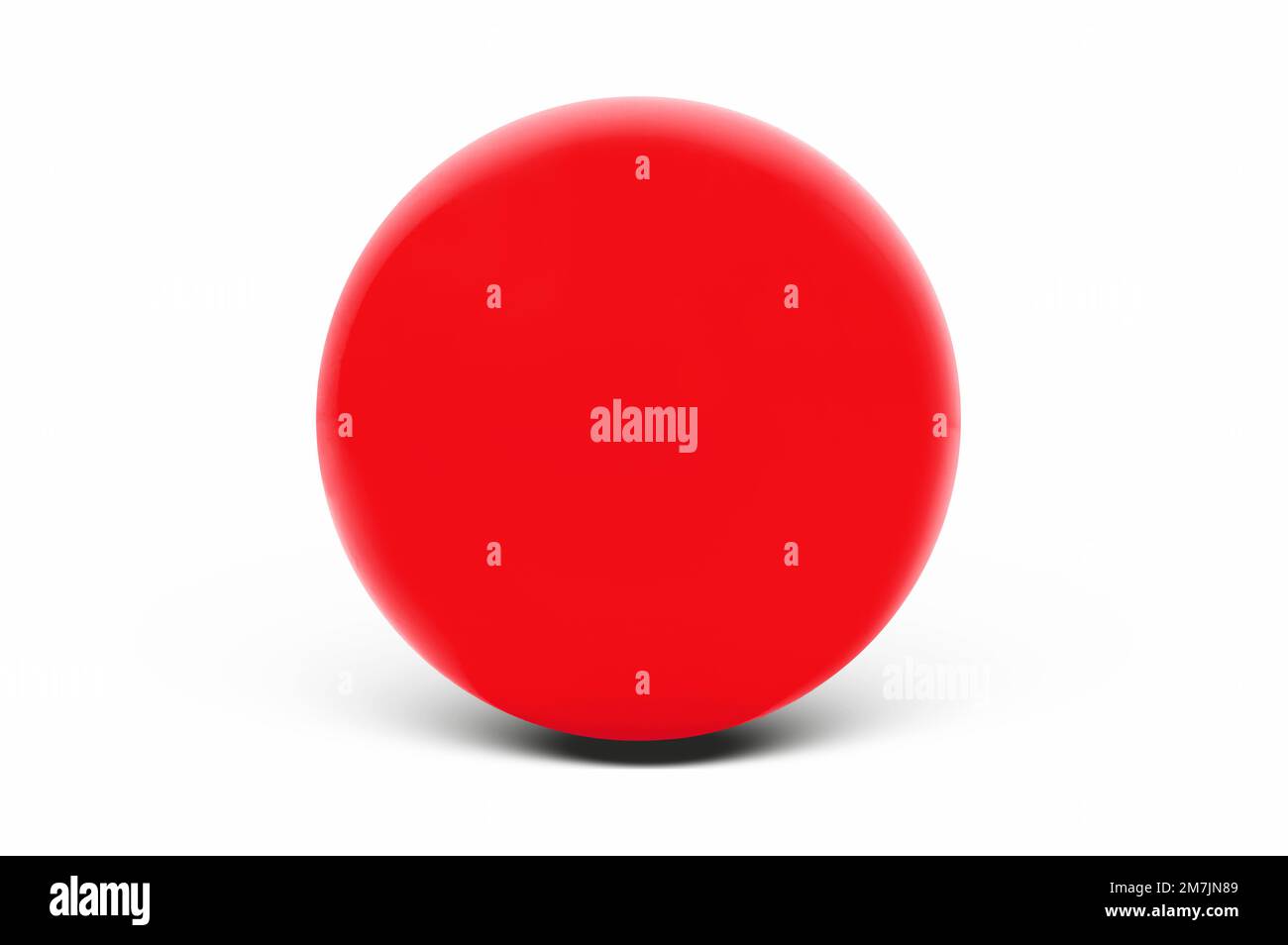 Red ball isolated on white Stock Photo - Alamy