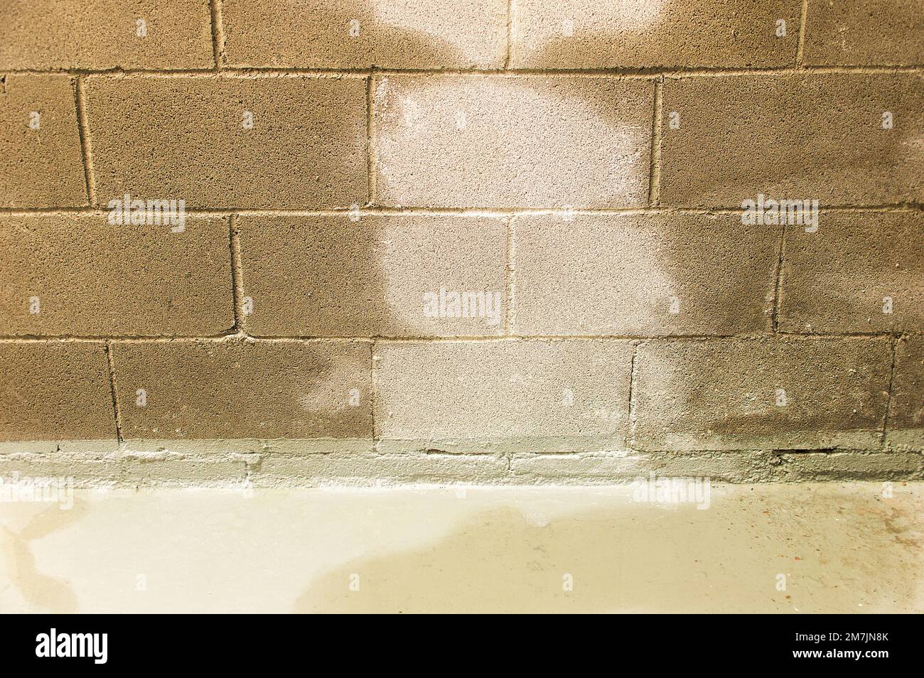 Rain water leaks on the wall causing damage Stock Photo - Alamy