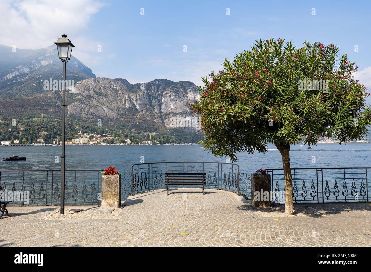 View from Bellagio promenade at Lake Como, Italy Stock Photo - Alamy