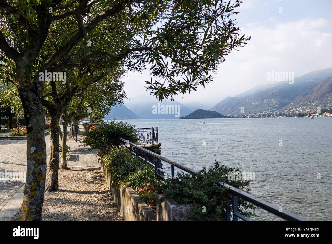View from Bellagio promenade at Lake Como, Italy Stock Photo - Alamy