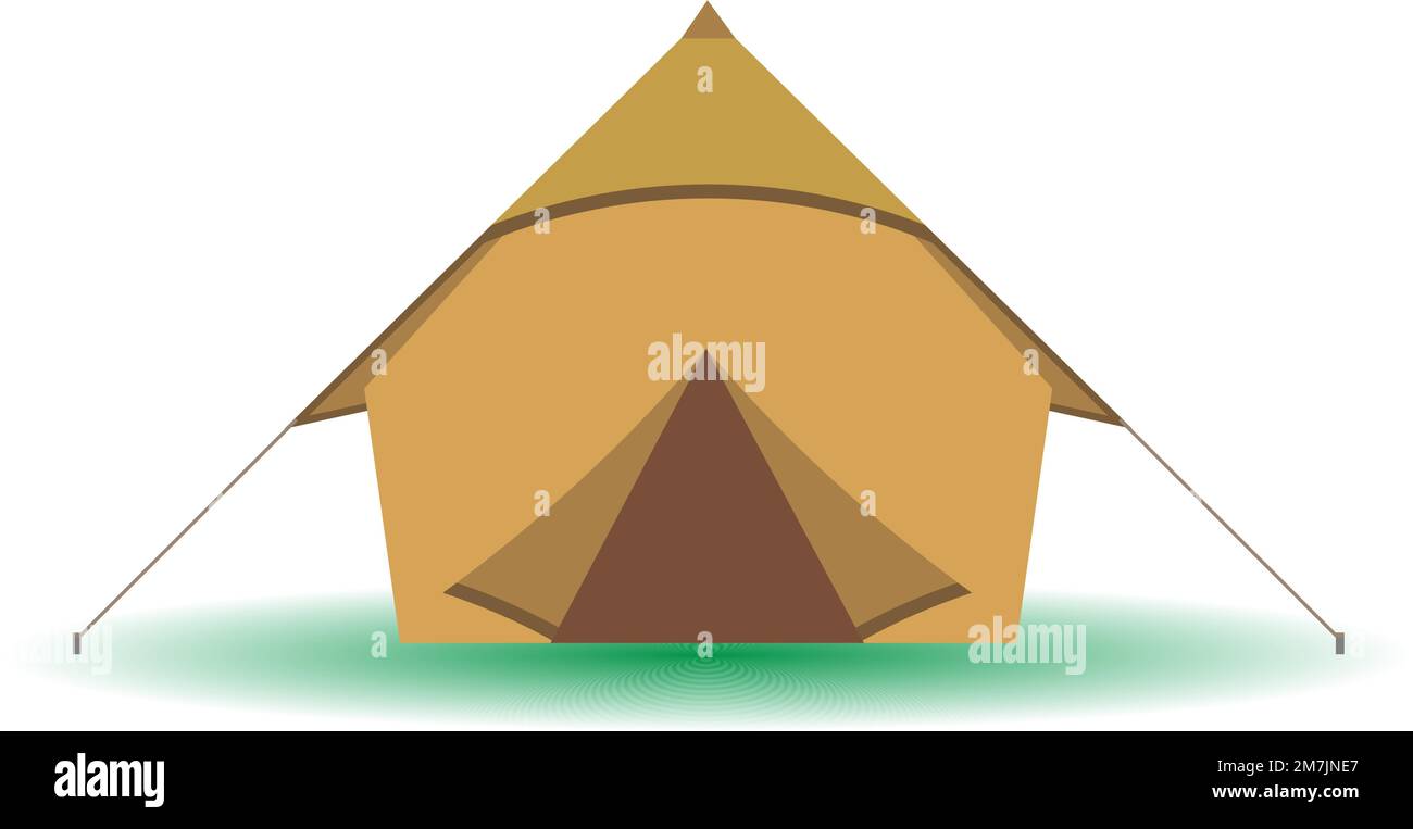 tent isolated on white background. Vector illustration. Eps 10 Stock ...