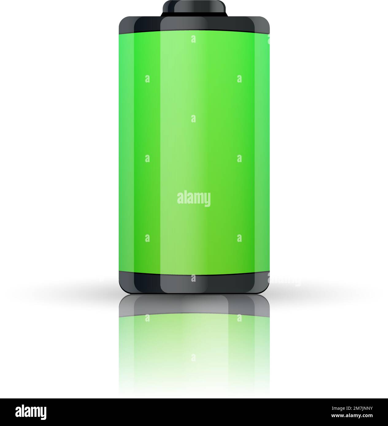 Full battery indicator. isolated on background. Vector illustration ...