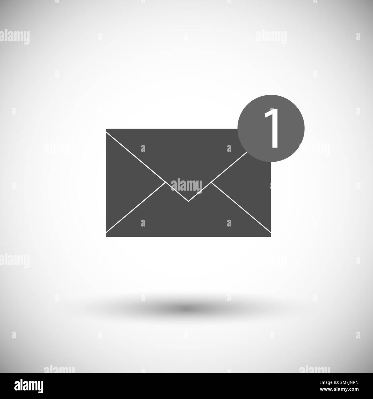 Email message isolated on white background. Vector illustration. Eps 10 ...