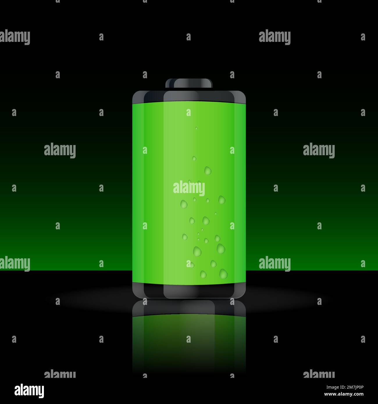 Full battery indicator. isolated on background. Vector illustration ...