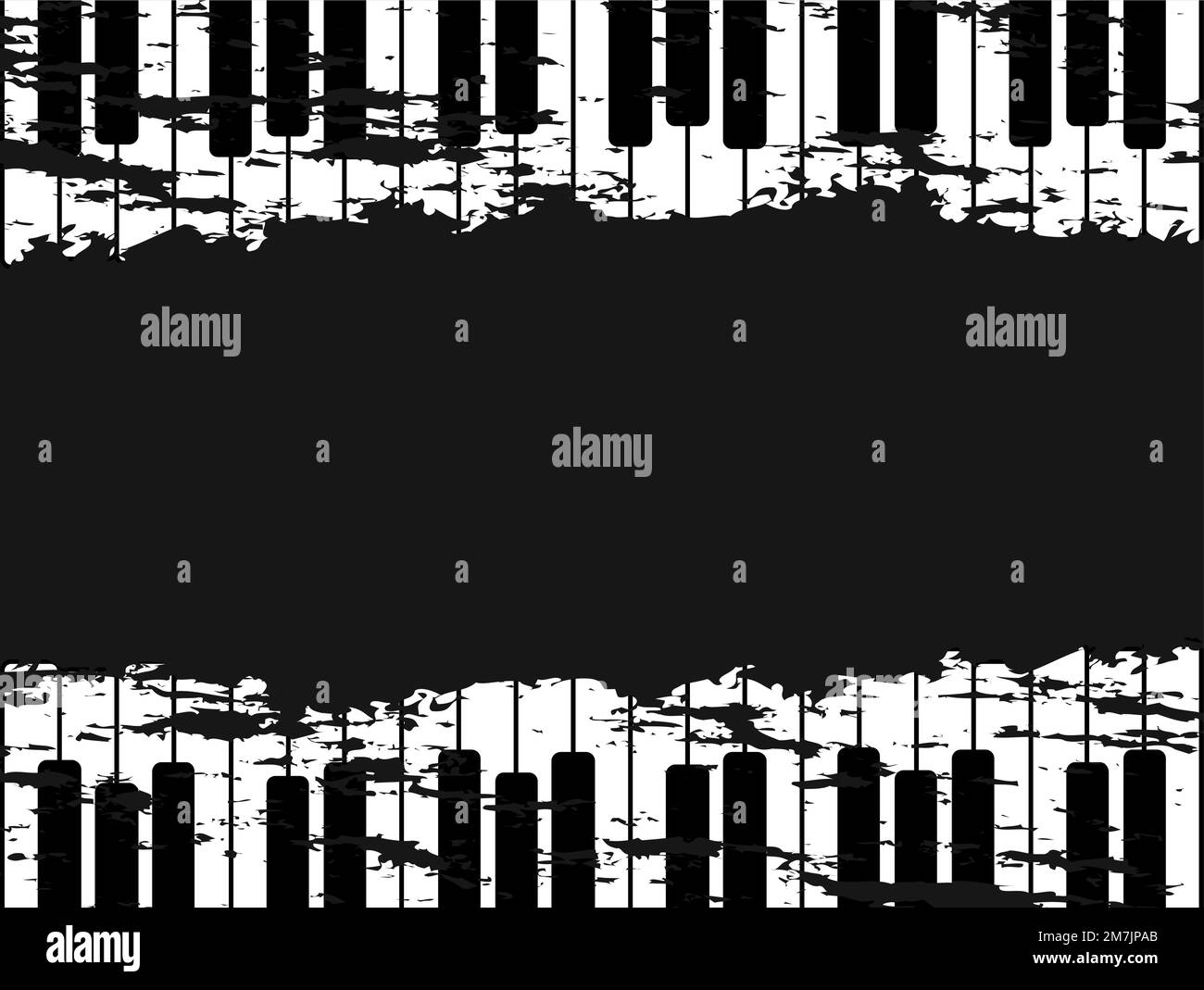 piano keys with copy space Vector illustration. Eps 10 Stock Vector ...