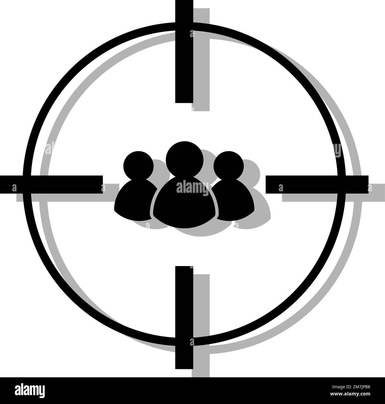 Targeted vector vectors Black and White Stock Photos & Images - Alamy
