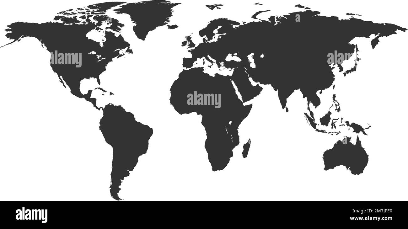 Worldmapblank vector vectors hi-res stock photography and images - Alamy