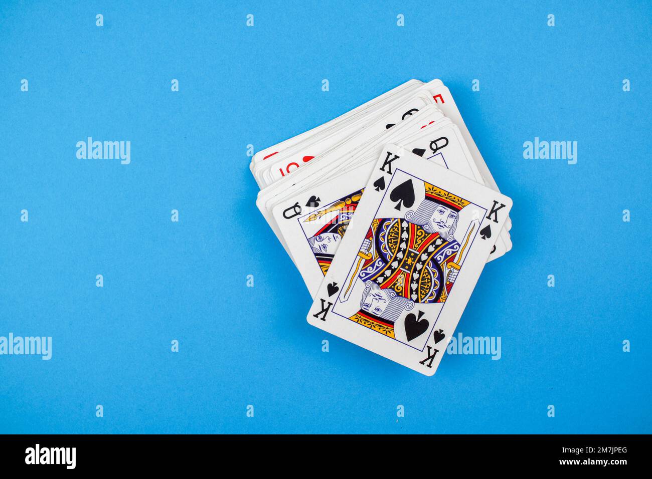 Collection playing cards background hi-res stock photography and images ...