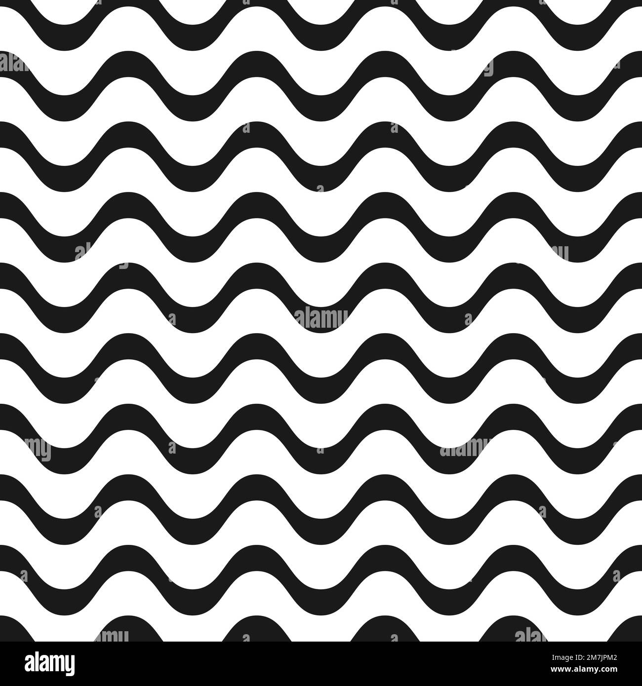 Copacabana waves pattern Vector illustration. Eps 10 Stock Vector Image ...