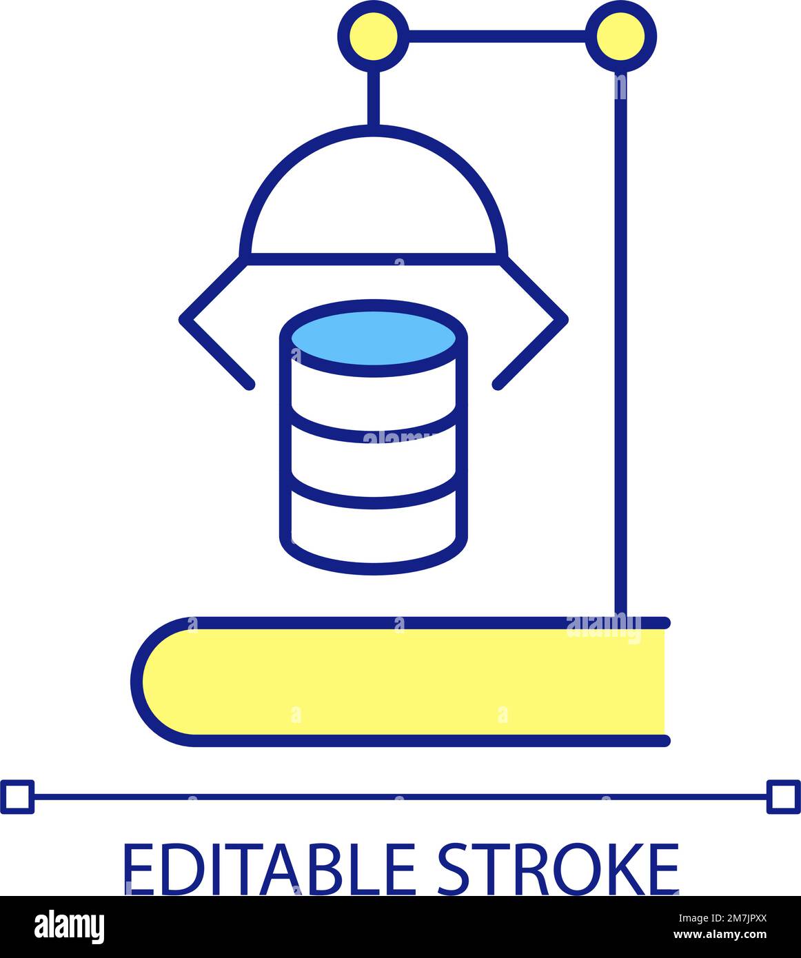 Manufacturing RGB color icon Stock Vector Image & Art - Alamy