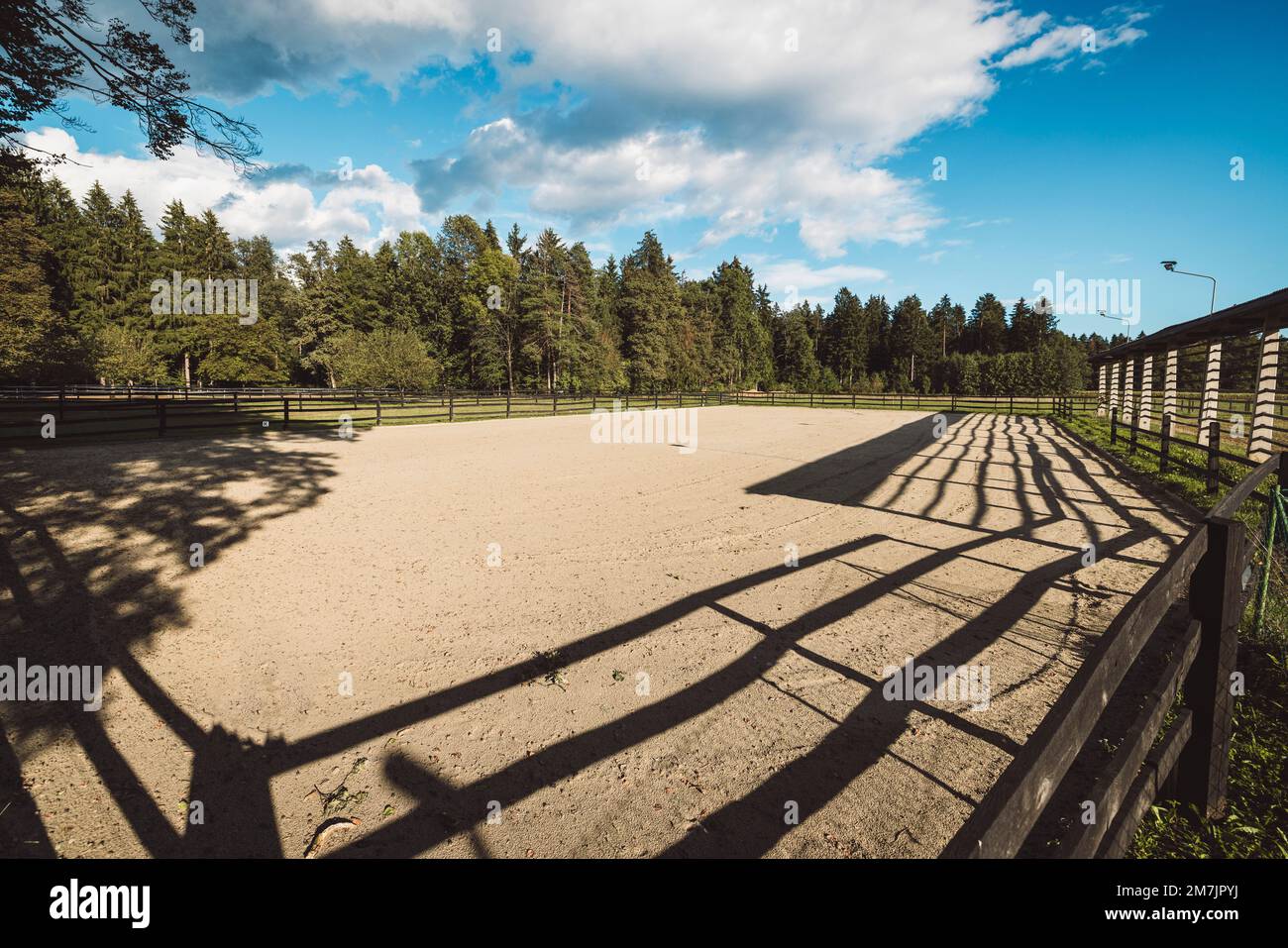 Equestrian training ring hi-res stock photography and images - Alamy