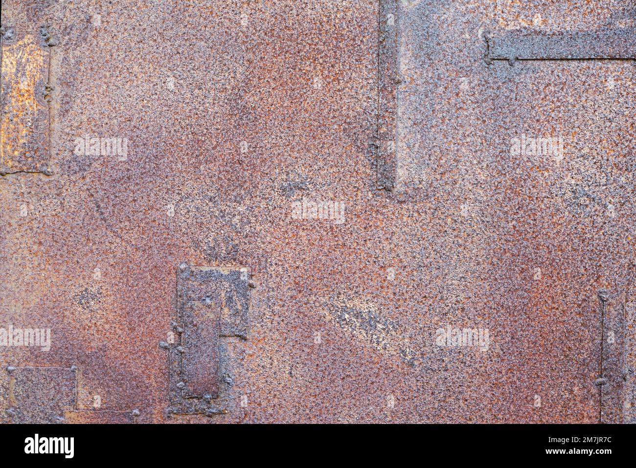 brown rusty old steel rust metal paint old textured background Stock ...