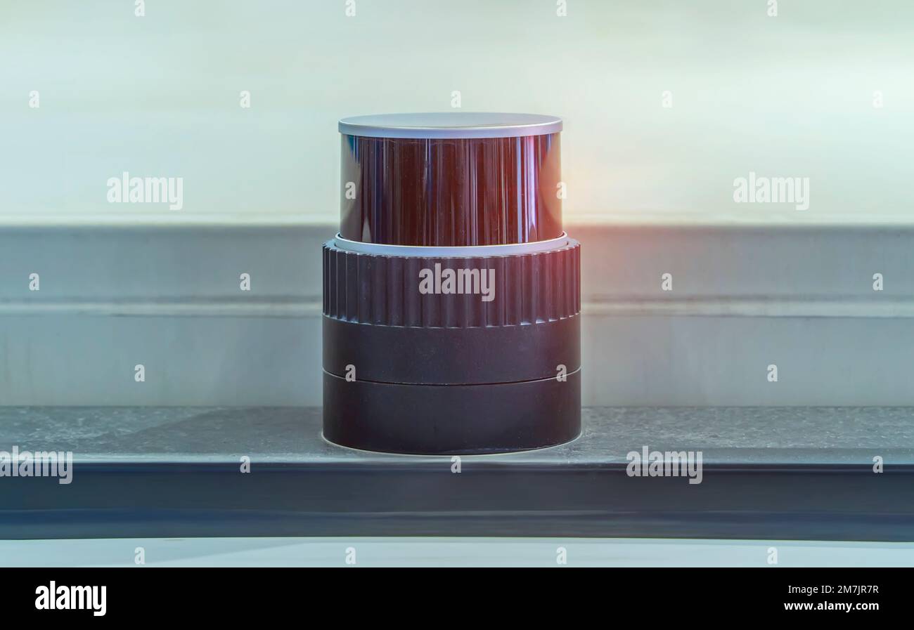 high definition Lidar for self driving car sensor seen Stock Photo - Alamy