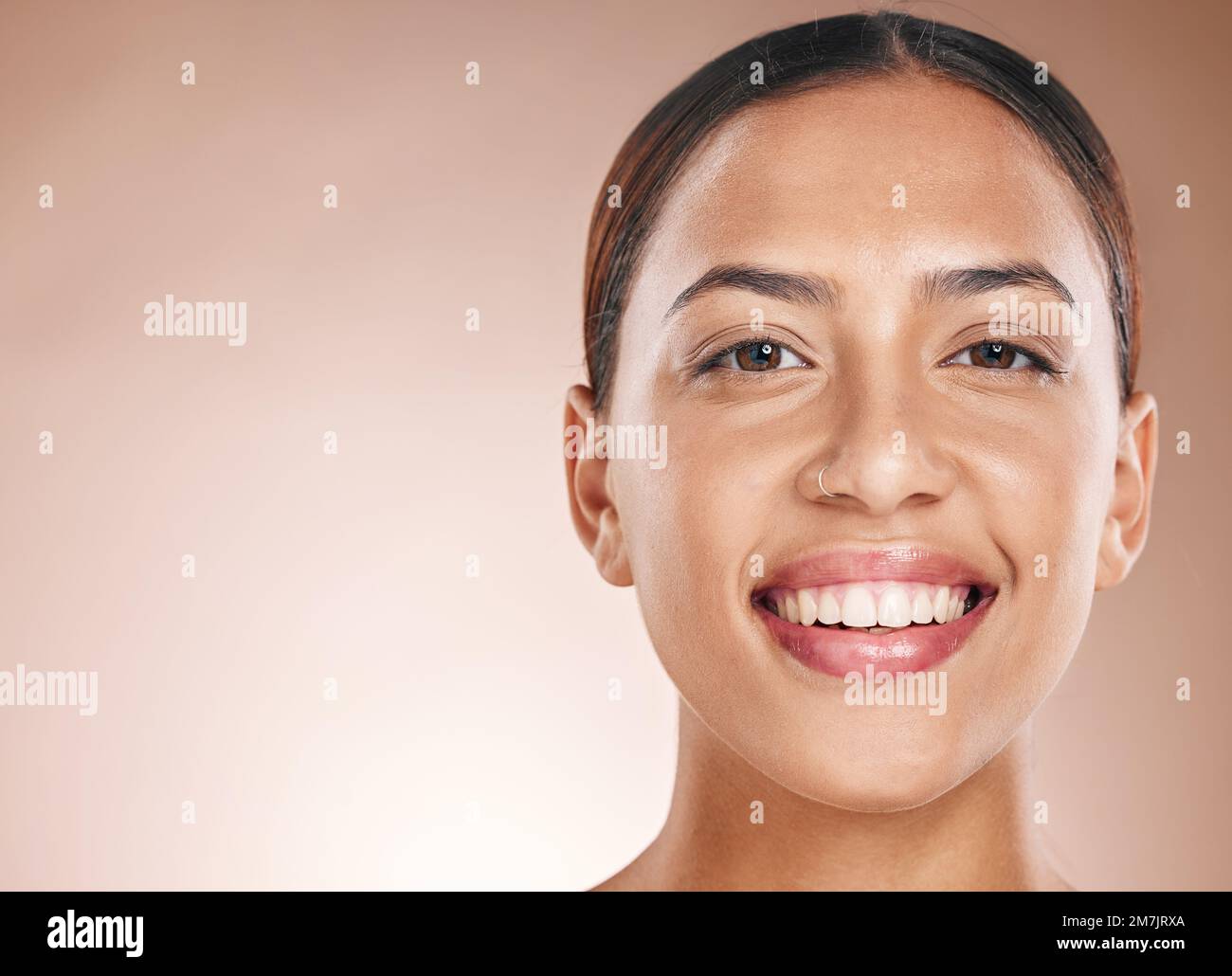Beauty Portrait And Skincare Of Natural Woman Marketing With Healthy