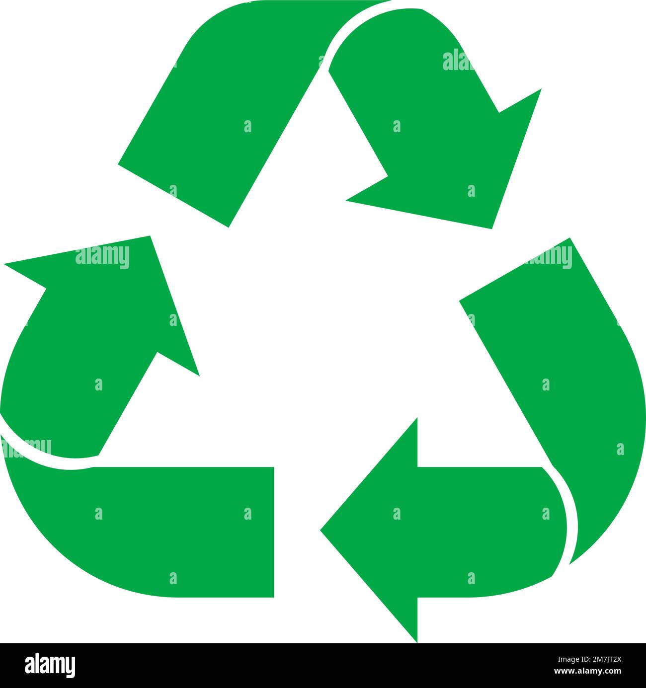 Sign of recycling. isolated on background. Vector illustration. Eps 10 ...