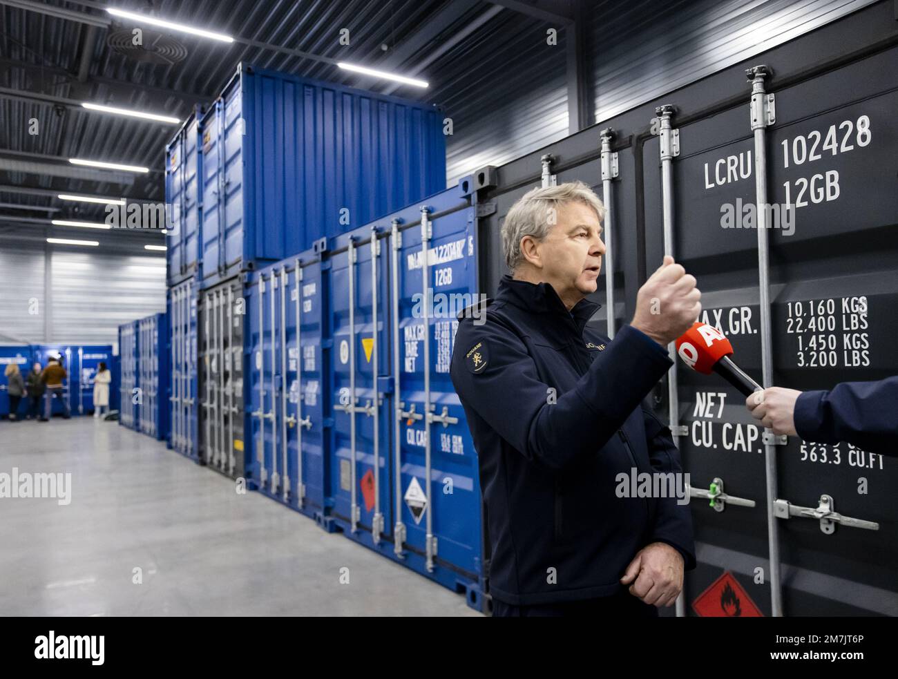 ROTTERDAM - Regional Director Customs Rotterdam Port Jan Kamp explains ...