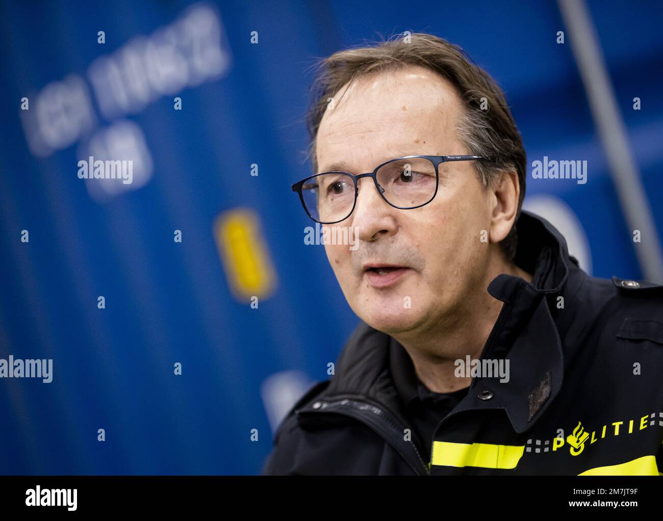 ROTTERDAM - District Chief Seaport Jan Janse explains the annual ...