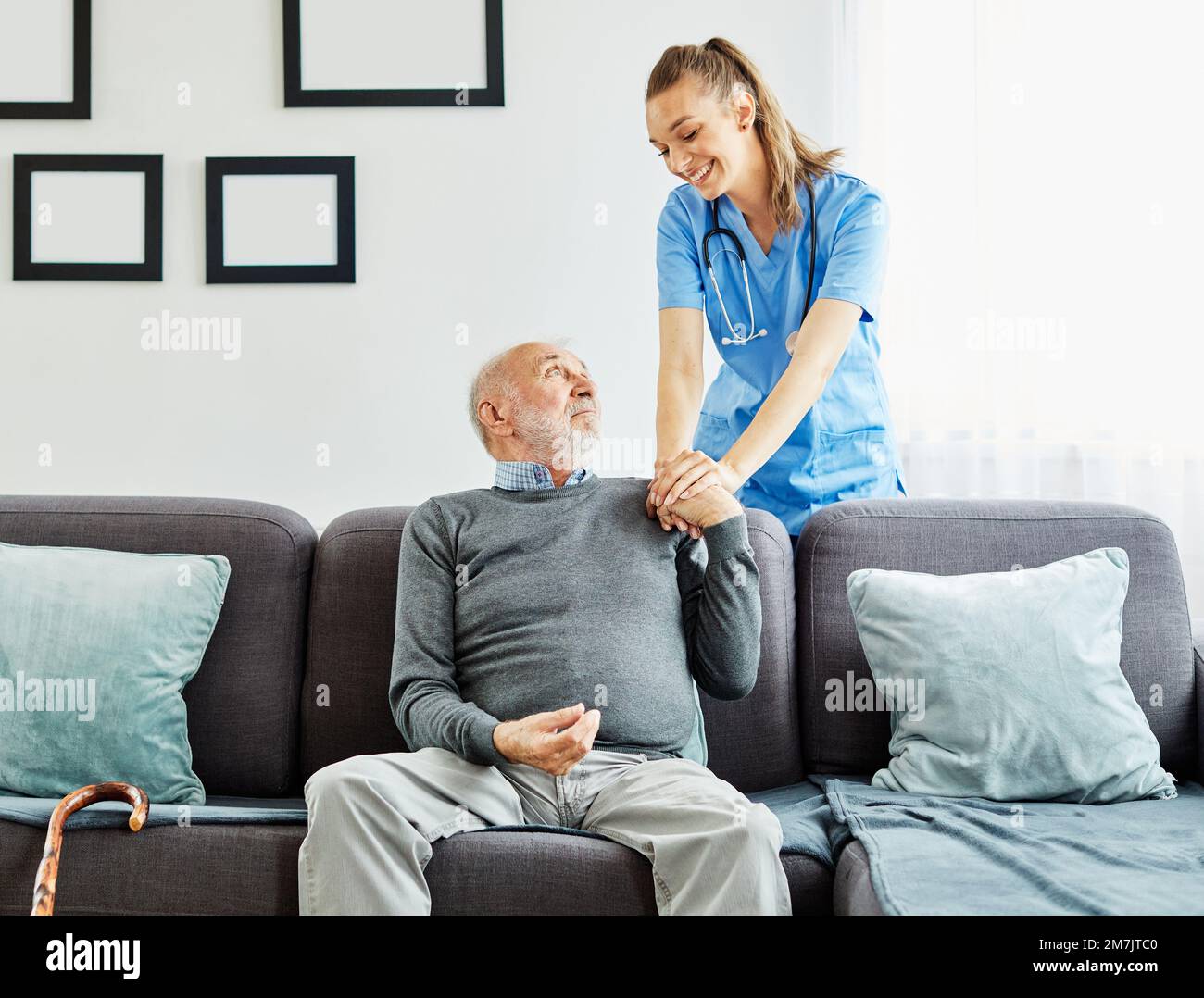 nurse doctor senior care caregiver help assistence retirement home nursing elderly man woman ...