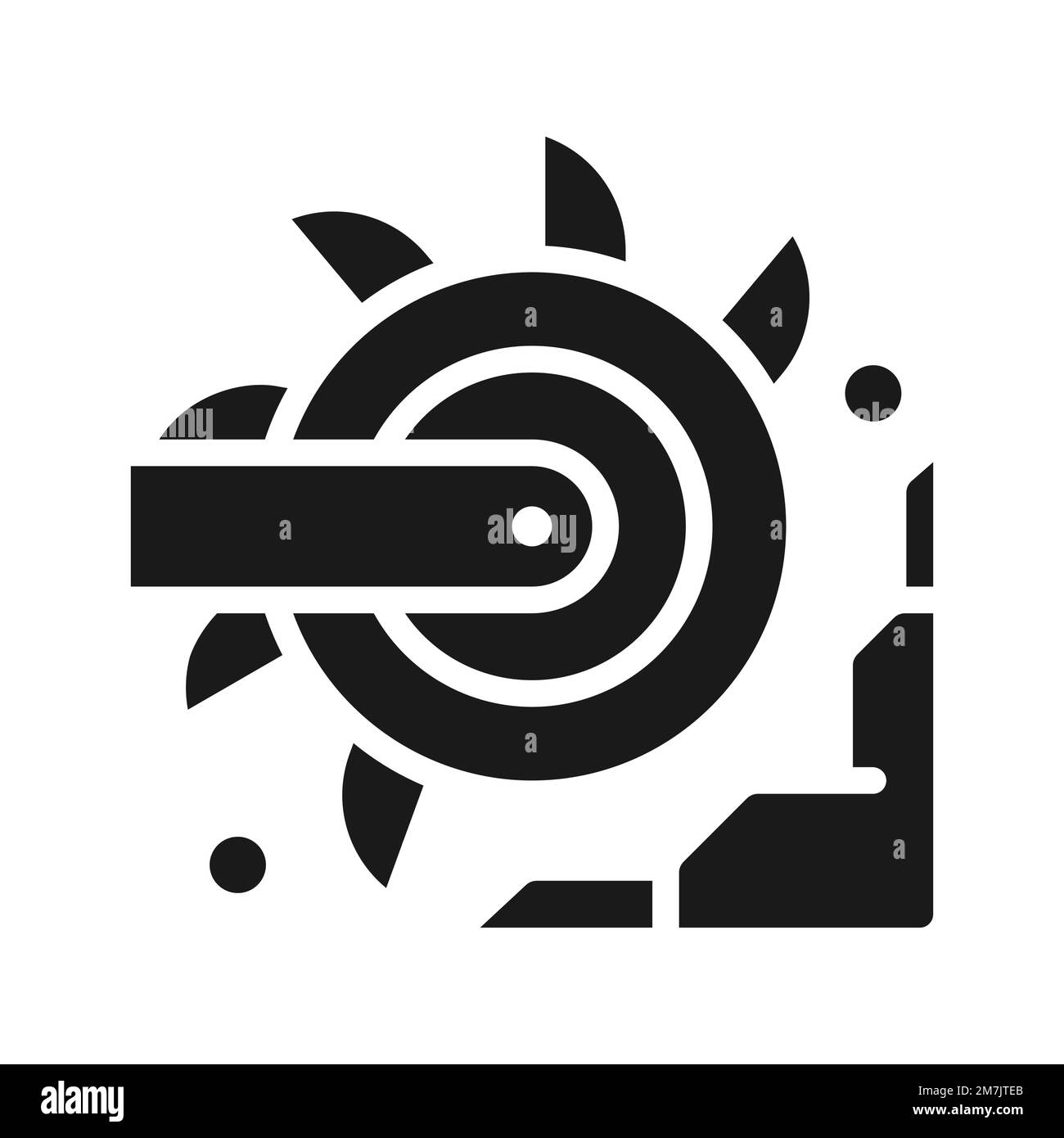 Bucket wheel excavator black glyph icon Stock Vector Image & Art - Alamy