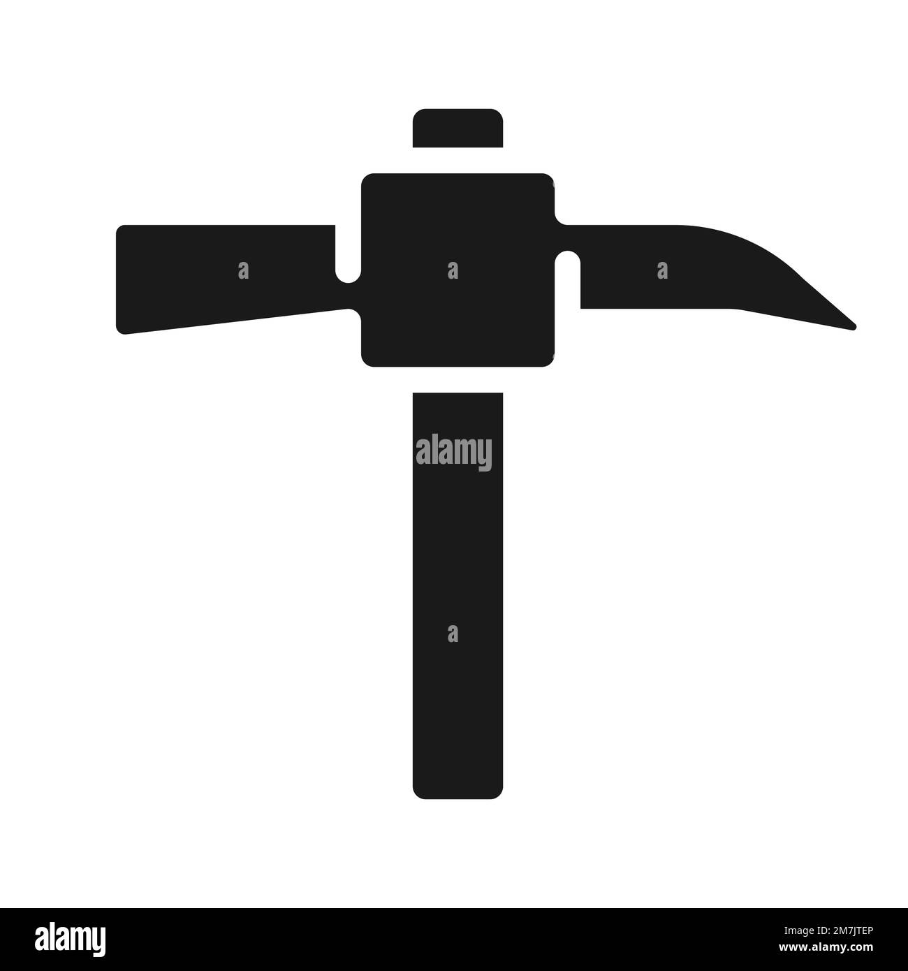 Pickaxe black glyph icon Stock Vector Image & Art - Alamy
