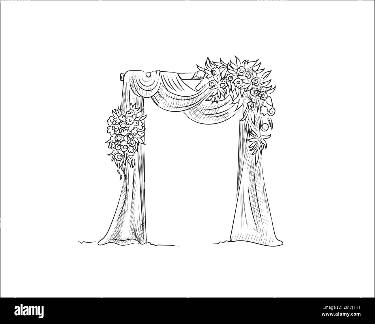 Wedding Trellis Drawing