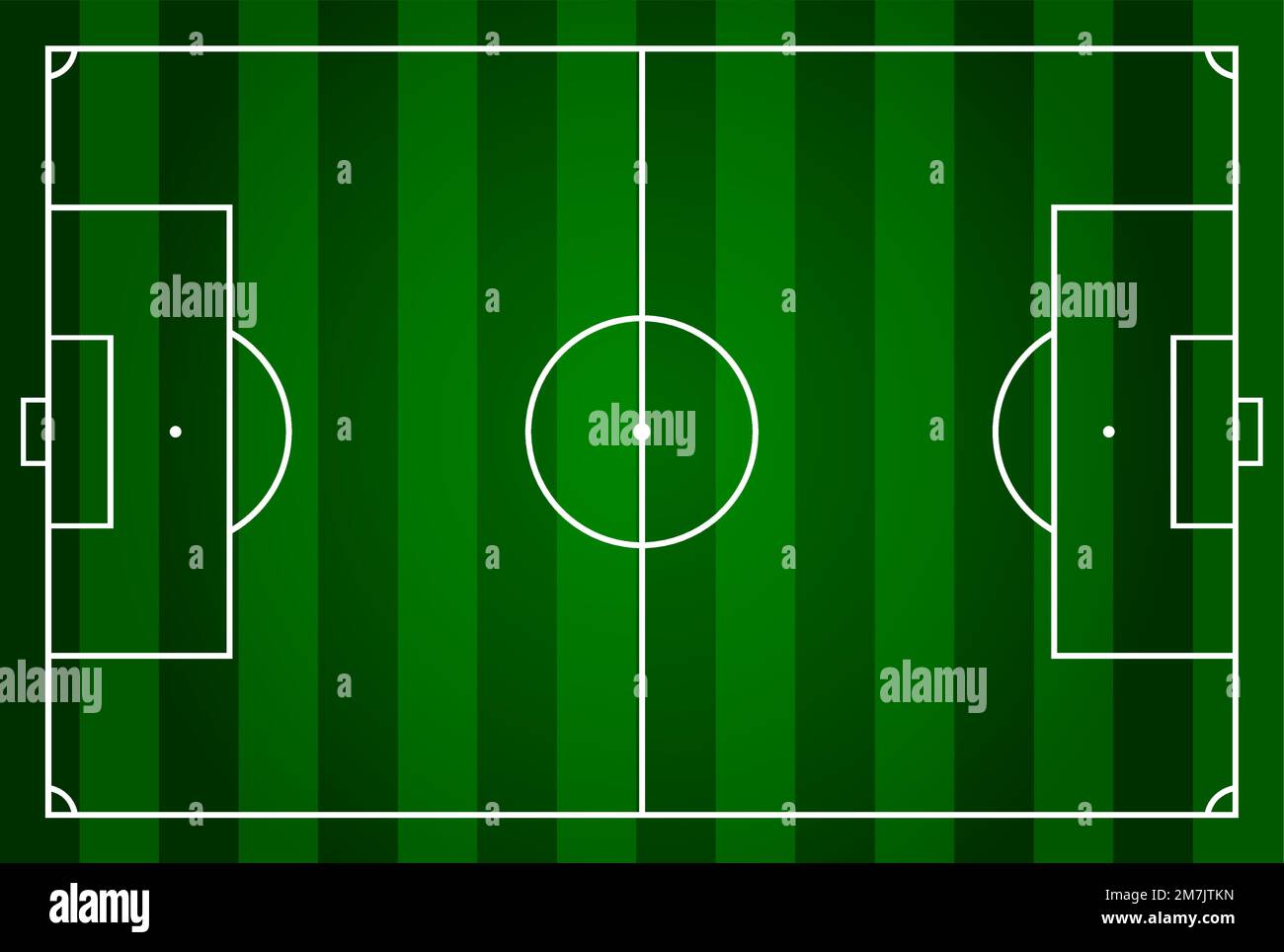 Soccer field or football field Vector illustration. Eps 10 Stock Vector ...