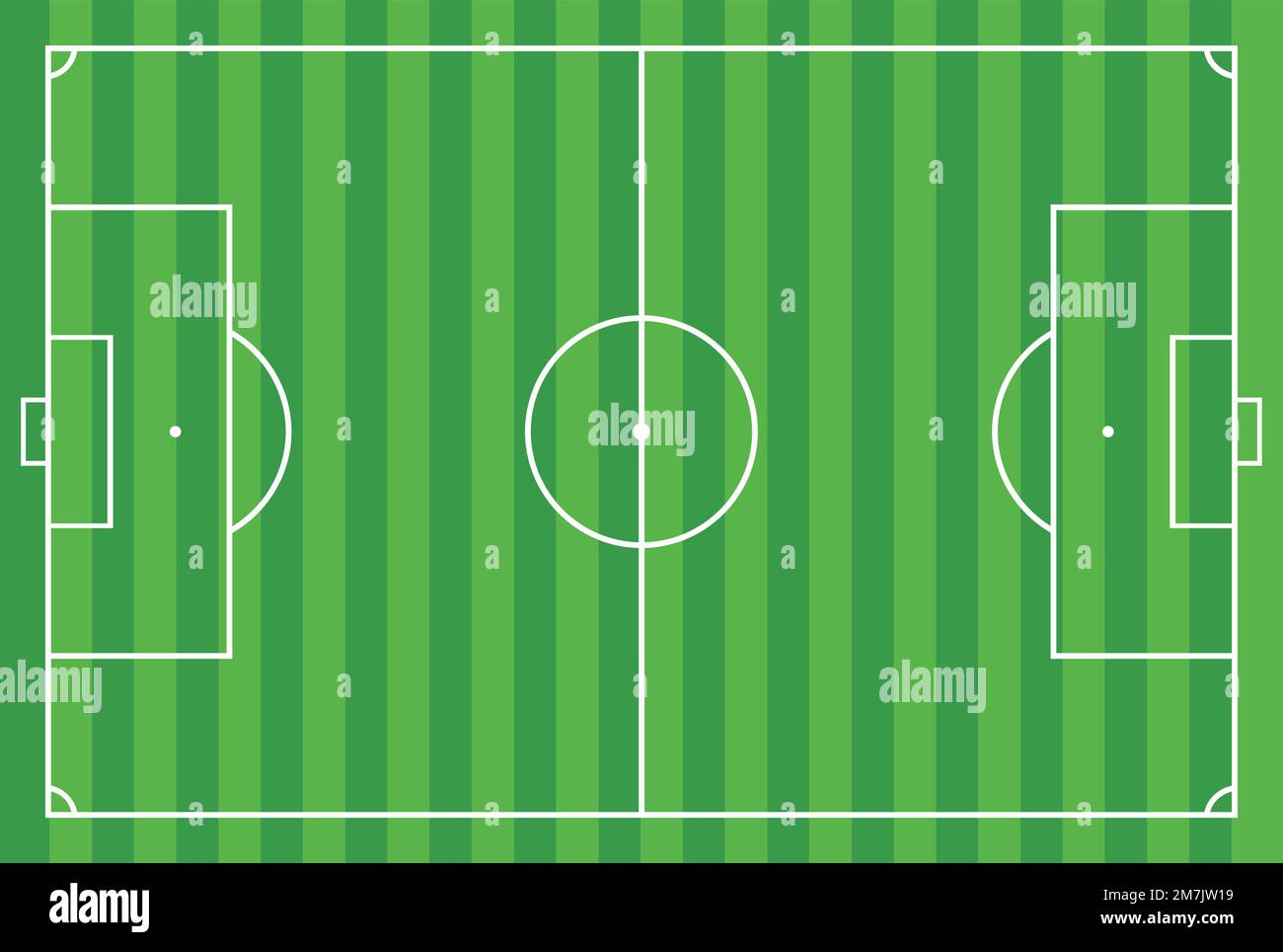 Soccer field or football field Vector illustration. Eps 10 Stock Vector ...