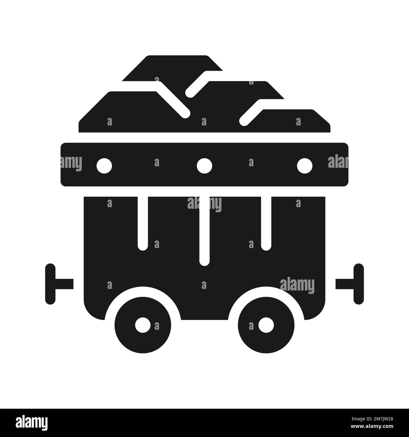 Underground coal mining transportation Black and White Stock Photos ...